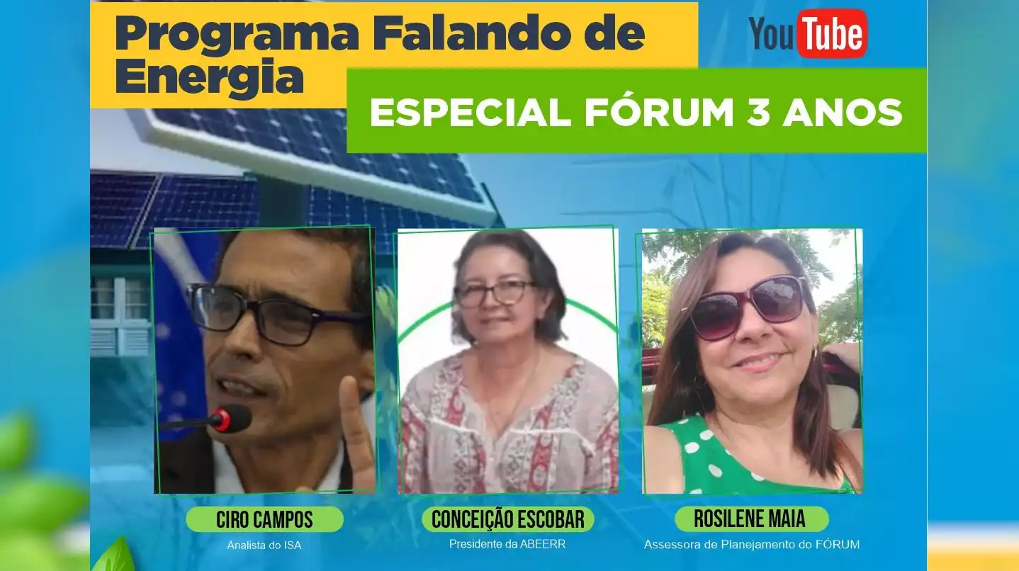 Programa Falando de Energia 3 anos de atuação de Fórum do Energias ...