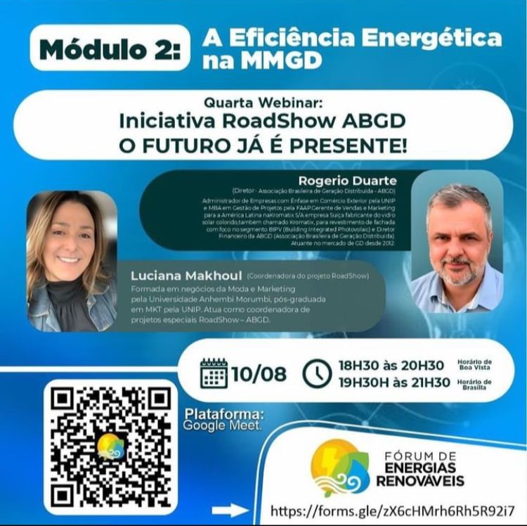 Capacitação em MMGD - Fórum de Energias Renováveis de Roraima